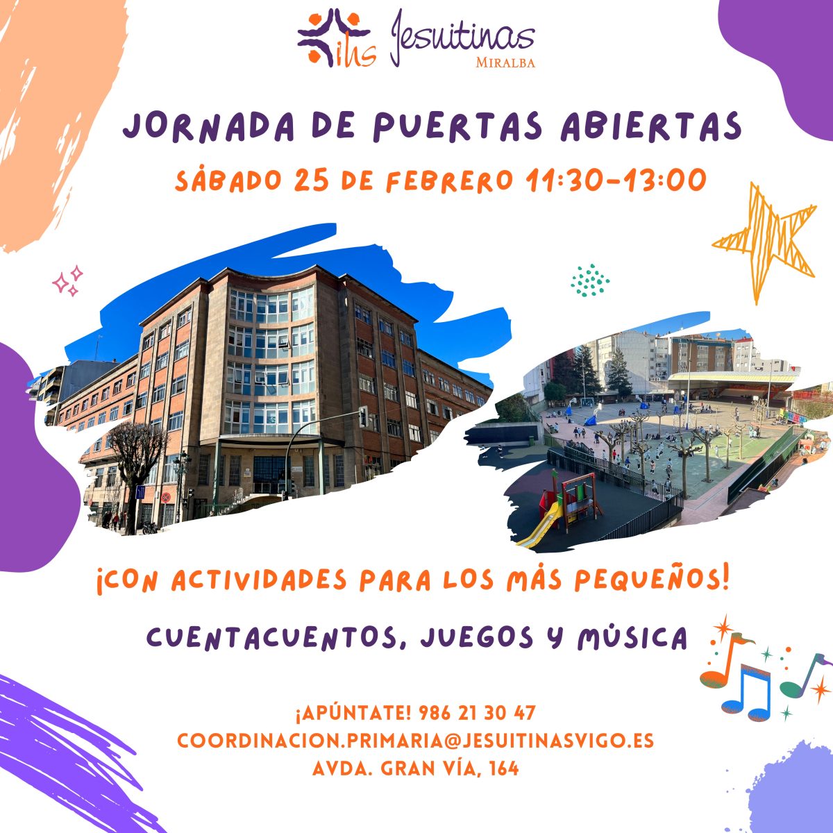 Jornada de puertas abiertas: ¡Este sábado 25 por la mañana! – Jesuitinas